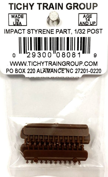 HO Scale Tichy Train Group 8081 4.5" Hex Nut on Bolt pkg (96 ...