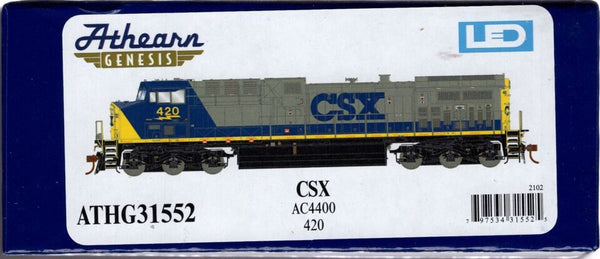 HO Scale Athearn Genesis 2 G31552 CSX #420 AC4400CW DCC Ready ...