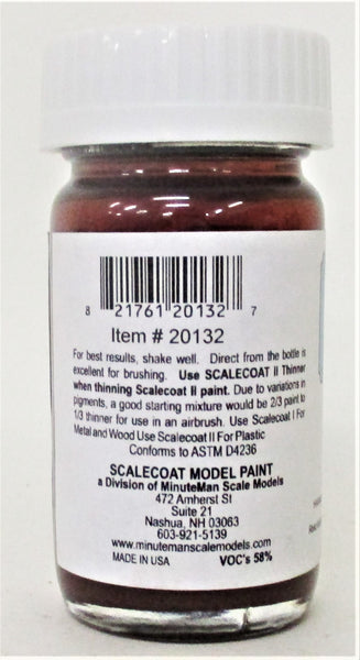 Scalecoat II S2013 Boxcar Red 2 oz Enamel Paint Bottle – Sidetrack Hobby