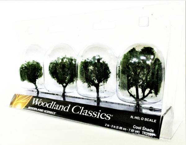 Woodland Classics Ready-Made Trees TR3505 Cool Shade - 4/pkg ...