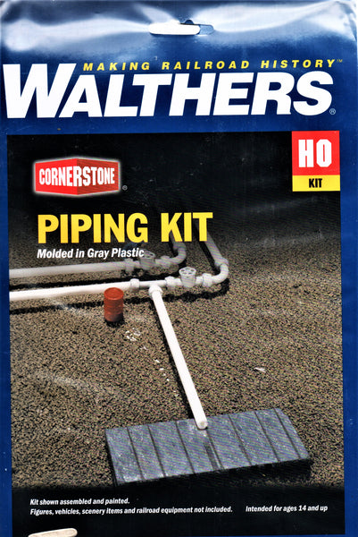 HO Scale Walthers Cornerstone 933-3105 Piping Kit – Sidetrack Hobby