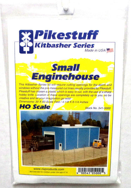 HO Scale Pikestuff 5000 Modern Small Engine House kit – Sidetrack Hobby
