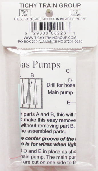 HO Scale Tichy Train Group 8223 Visible Gas Pump Kit (2) pcs ...