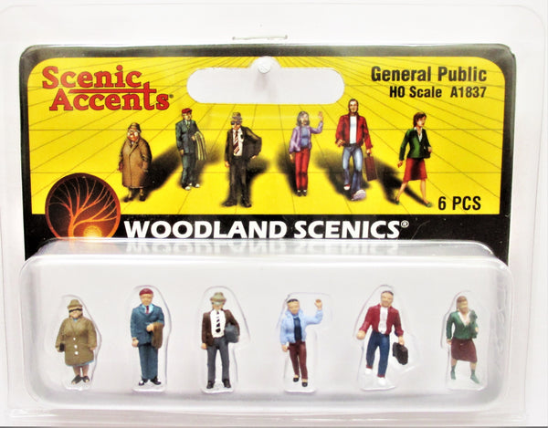 HO Scale Woodland Scenics A1835 Professionals People Figures (6) pcs ...