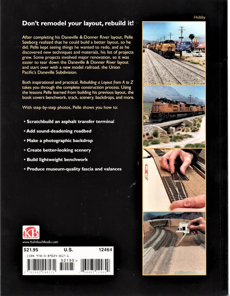 Kalmbach 12464 Model Railroader's Rebuilding a Layout from A-Z by Pell ...