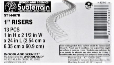 Woodland Scenics ST14407B Sub Terrain System 1" inch Foam Risers Bulk ...