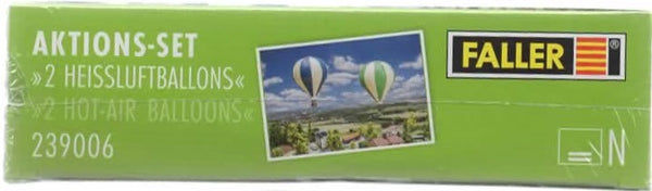 N Scale Faller Gmbh 239006 Hot Air Balloon 2-Pack Kit – Sidetrack Hobby
