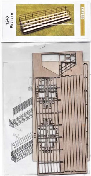 HO Scale GCLaser 1243 Bleachers Kit – Sidetrack Hobby