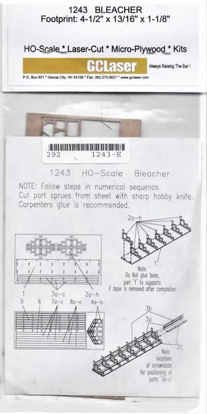 HO Scale GCLaser 1243 Bleachers Kit – Sidetrack Hobby