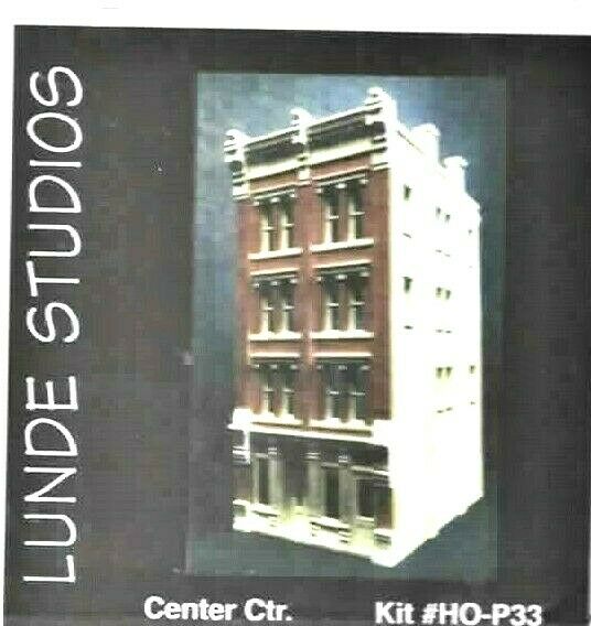 HO Scale Lunde Studios P-33 Center Ctr Resin Building Kit – Sidetrack Hobby