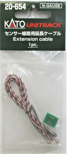 N Scale Kato Unitrack 20-654 Extension Cable for Sensor Track ...