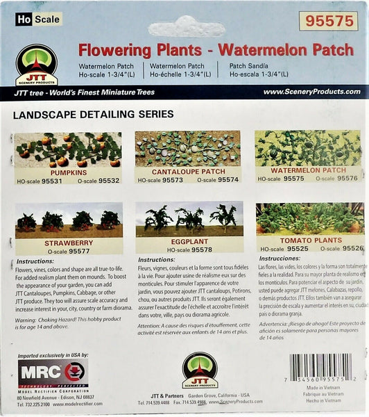 HO Scale JTT Miniature Tree 95575 Watermelon Patch (6) pcs – Sidetrack ...