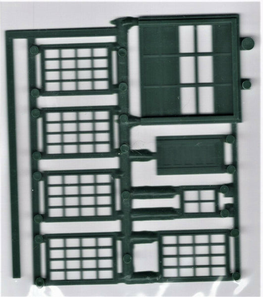 HO Scale Pikestuff 541-3000 Machine Shop Doors & Windows pkg (8 ...