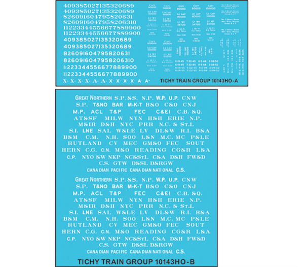 HO Scale Tichy Train 10143 40' Flatcar Assorted Railroad Reporting Mar ...