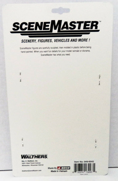 HO Scale Walthers SceneMaster 949-6042 Passengers On the Platform Figu ...