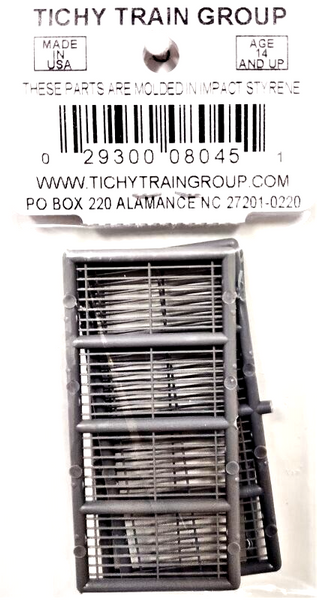 HO Scale Tichy Train Group 8045 44" x 88" Security Bars pkg (12 ...