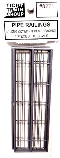 HO Scale Tichy Train 8276 3-Rail Pipe Railing – Sidetrack Hobby