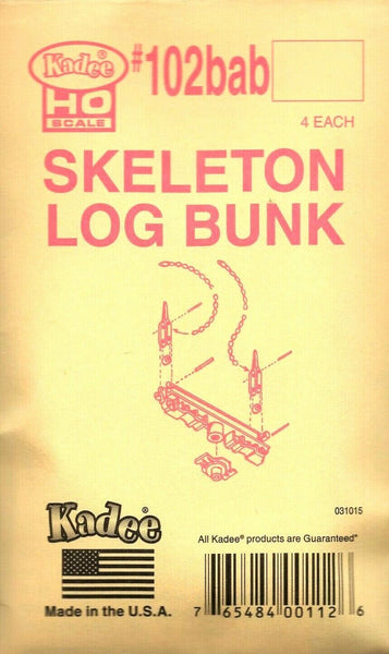 HO Scale Kadee #102-bab Log Bunk Skeleton Kit – Sidetrack Hobby