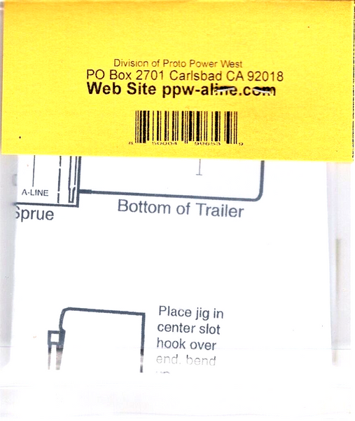 HO Scale A Line Product 50032 Trailer Tire Rack pkg (2) – Sidetrack Hobby