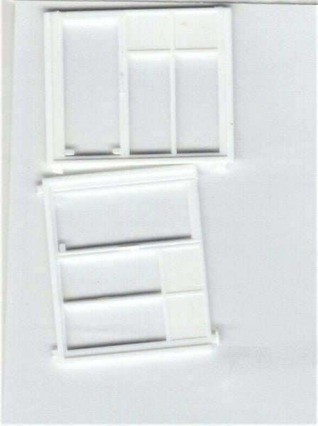 HO Scale Pikestuff 541-1105 Office Front 1 Door/2 Windows (2) pcs ...