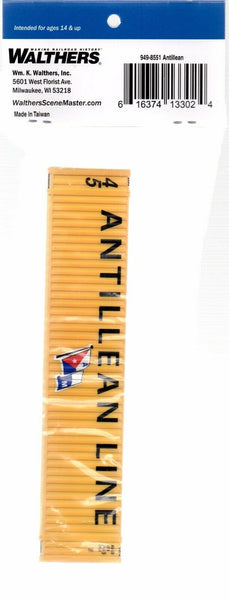 HO Scale Walthers SceneMaster 949-8551 Antillean Line 45' CIMC Contain ...