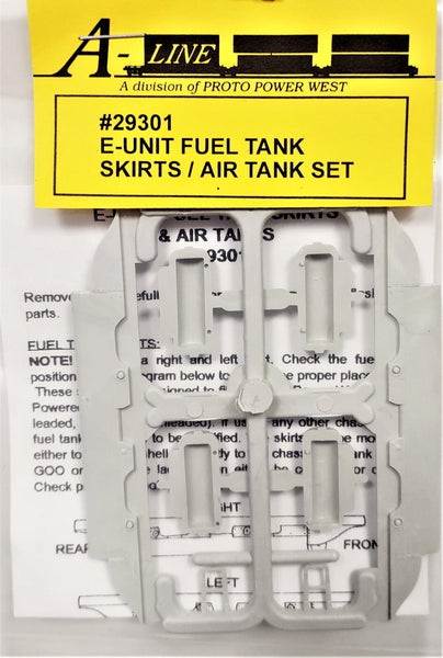 HO Scale A Line Product 29301 Fuel Tank Skirt/Air Tank Set for E-Units ...