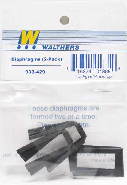HO Scale Walthers Cornerstone 933-429 Heavyweight Passenger Car Diaphr ...