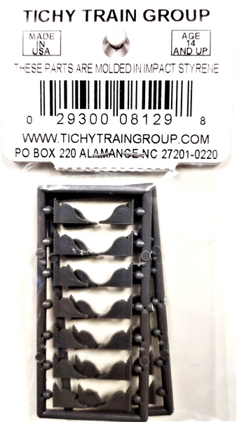 HO Scale Tichy Train 8129 30" w/Top Trim Double "S" Corbels pkg (28 ...