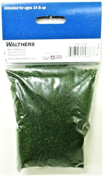 HO Scale Walthers SceneMaster 949-1208 Dark Green Leaves Ground Cover ...