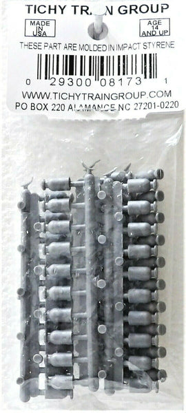 HO Scale Tichy Train Group 8173 Milk Cans (50) pcs – Sidetrack Hobby