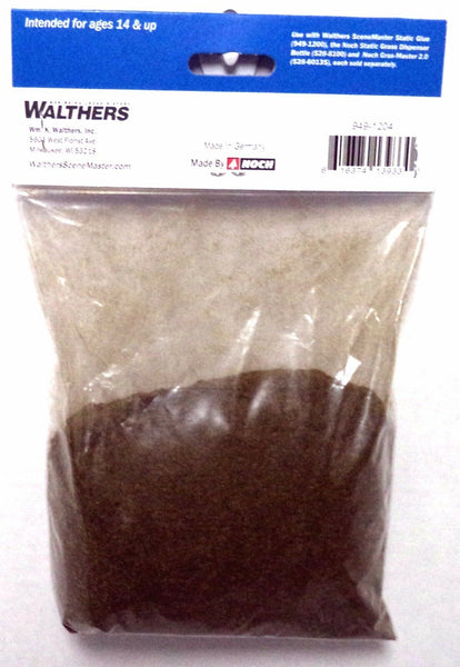 HO Scale Walthers SceneMaster 949-1204 Brown Static Grass Flocking 3-1 ...