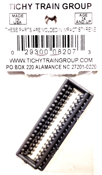 HO Scale Tichy Train 8207 Snowbirds Roof-Mounted Snow & Ice Catchers p ...