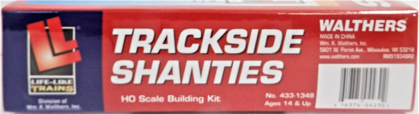 HO Scale Walthers Life-Like 433-1348 Trackside Shanties Kit (3 ...
