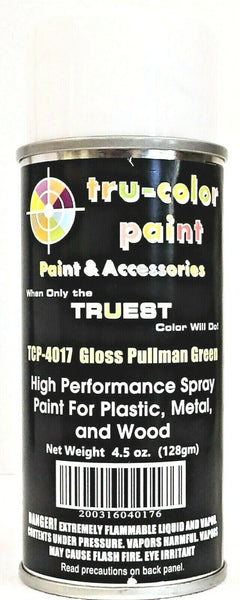 Tru-Color TCP-4017 Gloss Pullman Green Aerosol Spray Paint 4.5 oz 135m ...
