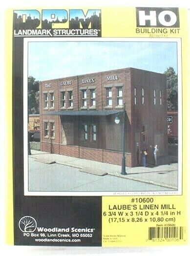 HO Scale Design Preservation Models 10600 Laube's Linen Mill Building ...