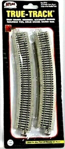 N Scale Atlas True Track 2416 Code 65 15-1/2" Radius Curve pkg (8 ...