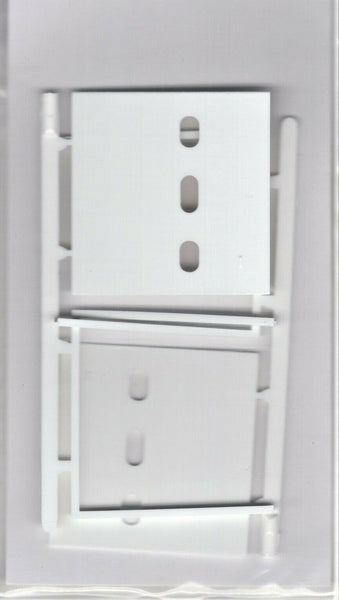 HO Scale Pikestuff 541-1112 White Fire Station Doors w/Separate Frame ...