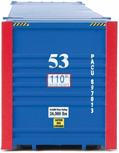 HO Scale Walthers SceneMaster 949-8535 Pacer Large Logo 53' Singamas C ...