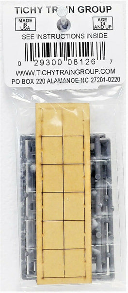 HO Scale Tichy Train Group 8126 4/4 64 x 80" Unit Double Hung Windows ...