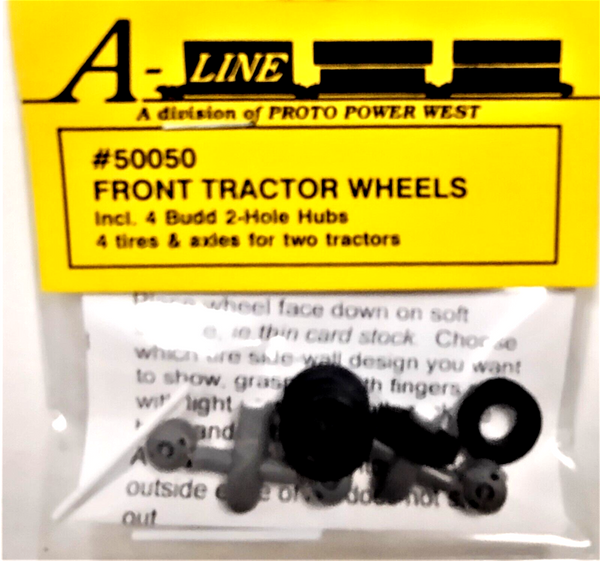 HO Scale A Line Product 50050 Budd 2-Hole Front Wheels for Semi Tracto ...