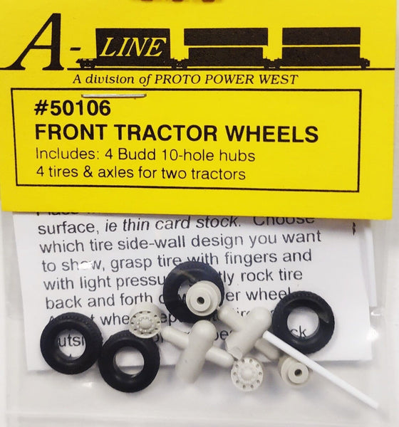 HO Scale A Line Product 50106 Semi Tractor Ten Hole Front Axle Budd St ...